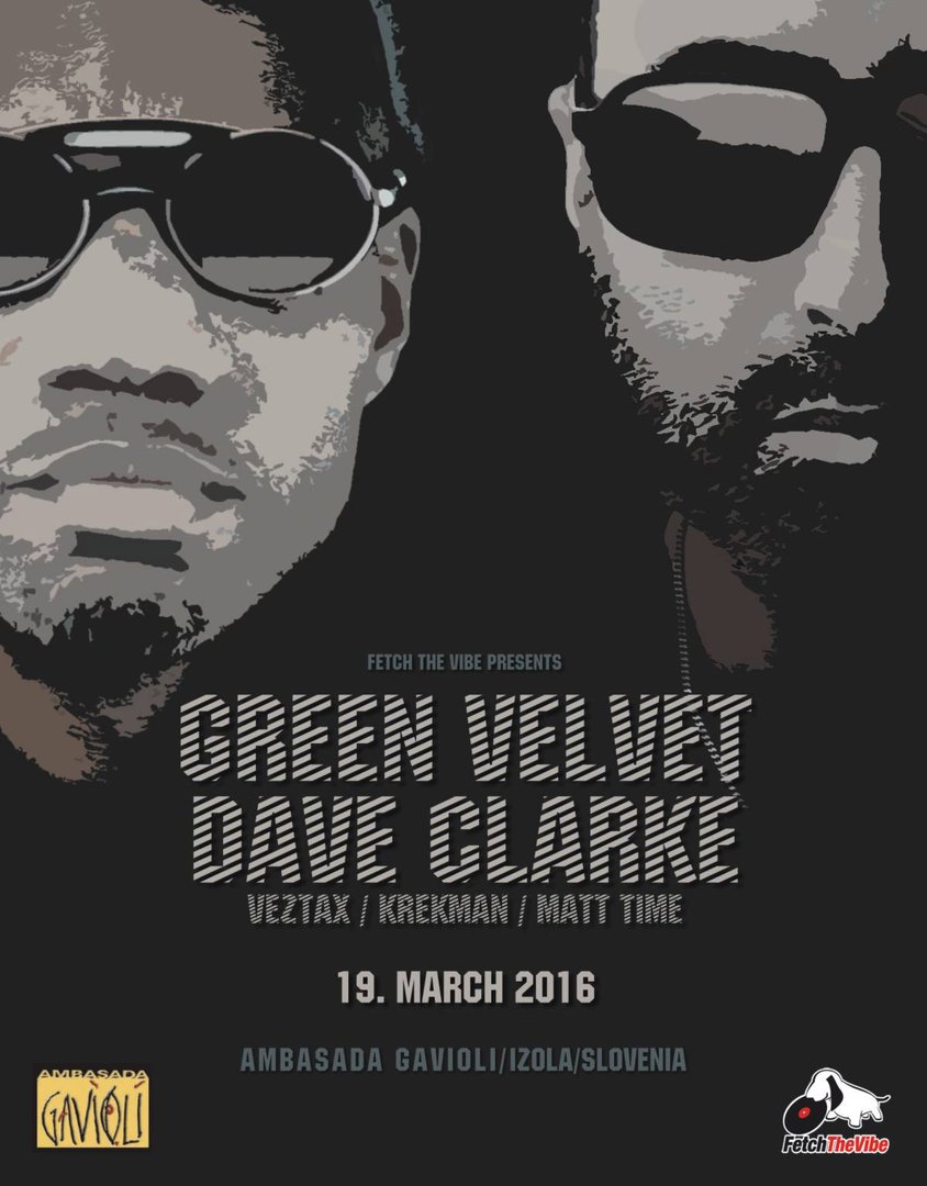 Dave Clarke in Green Velvet v Ambasadi Gavioli - Cosmopolitan.si