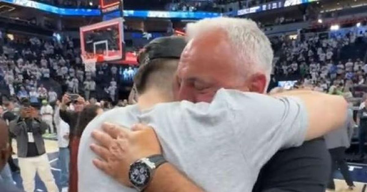 Srce parajoč trenutek Luke in Saše Dončića: Ko je Luka po zmagi ...