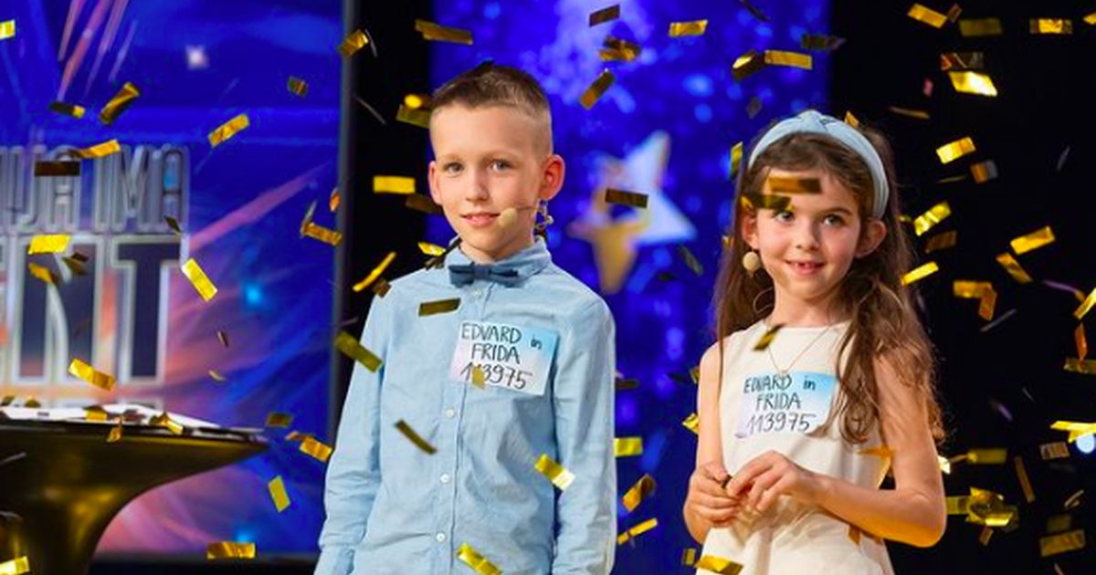Edvard in Frida po zmagi na Talentih skupaj s staršema odšla na ...