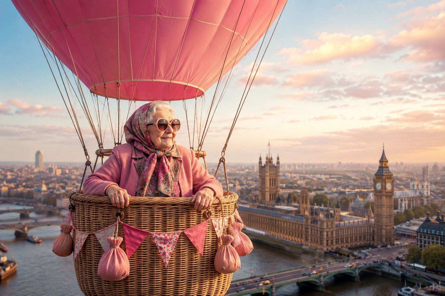 "Sede baba v balon, da se vozi v London ..." Kaj se skriva za viralno ...